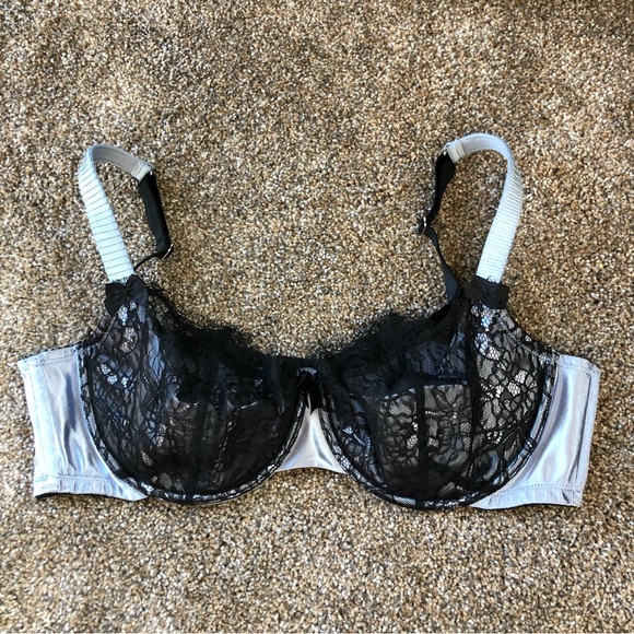 Cacique | Intimates & Sleepwear | Cacique Shiny Satin Lace Bra 44c ...